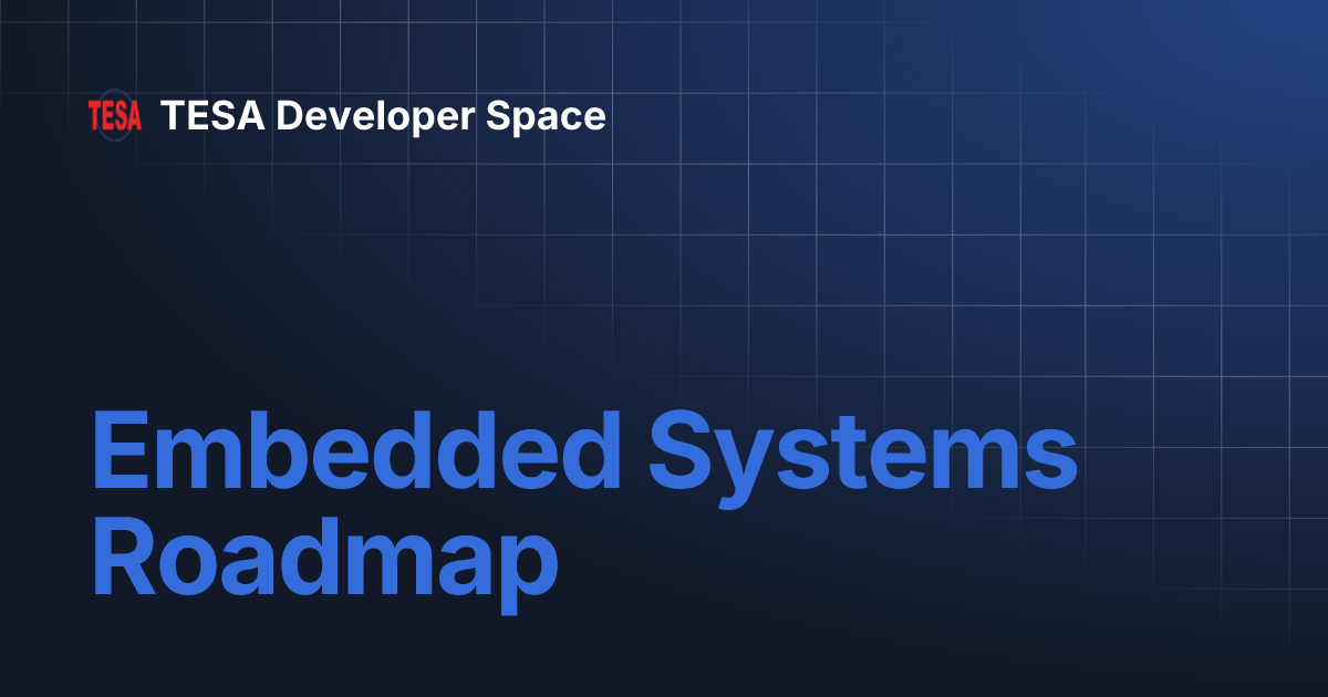 Embedded Systems Roadmap | TESA Developer Space